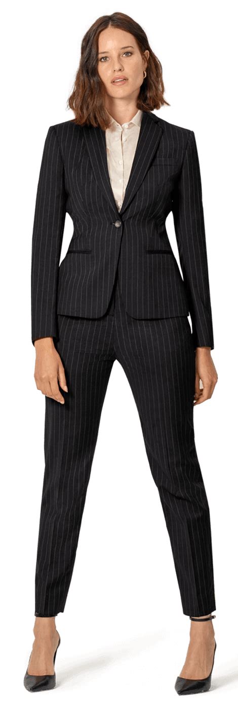 Pinstripe Suits For Women L Sumissura Sumissura