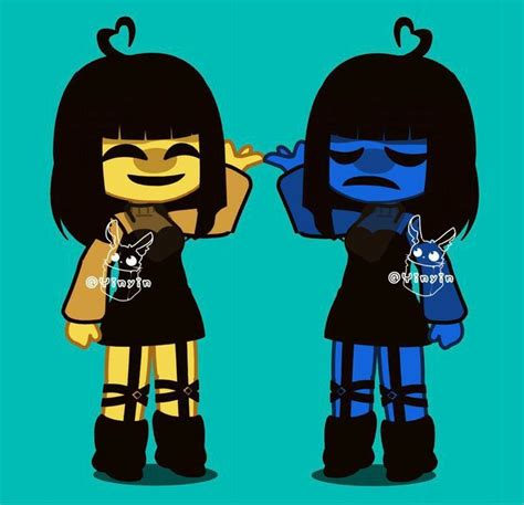 Идея для ос~девочка гача лайф 💛💙 Ý Tưởng Về Trang Phục Ý Tưởng Vẽ