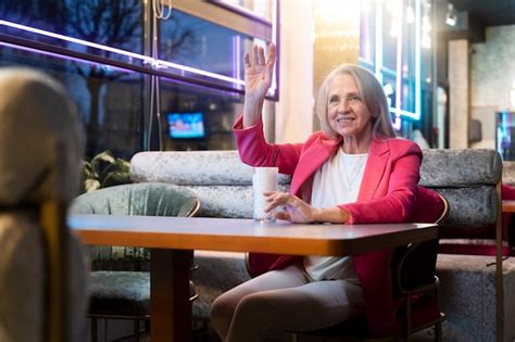 Free Photo Beautiful Mature Woman Having A Fun Time