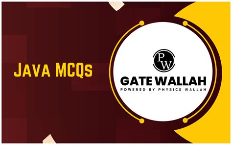 Java Mcqs Multiple Choice Questions