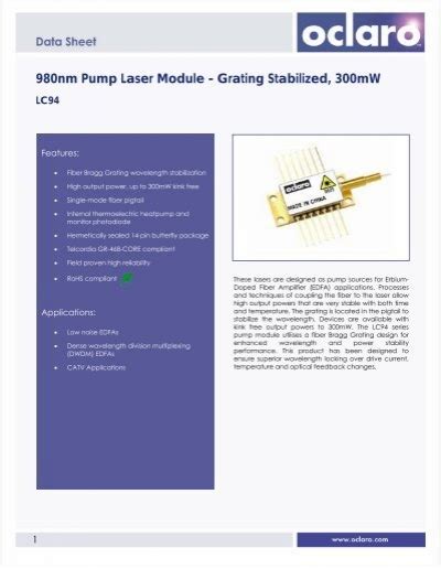 Datasheet AMS Technologies