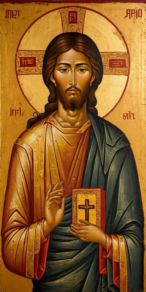 Asian Female Jesus In Greek Orthodox Icon Stable Diffusion Online