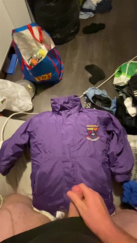 Wank And Cum On Jacket Thisvid Com