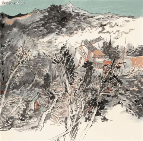 中国美术家协会会员 肖大平斗方山水画作品欣赏 搜狐大视野 搜狐新闻