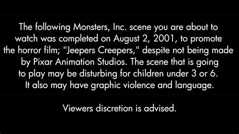 Monsters Inc Twc Deleted Draft Creepypasta Fanon Wiki Fandom