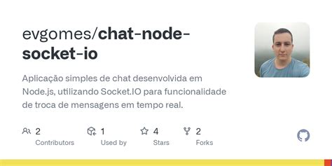 github evgomes chat node socket io aplicação simples de chat