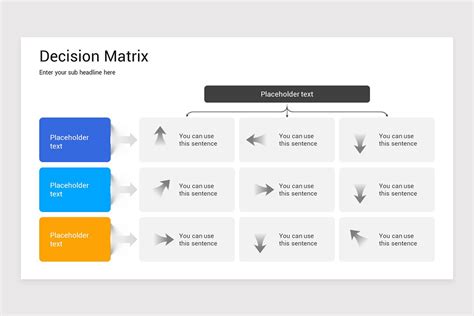 Decision Matrix Powerpoint Template Nulivo Market