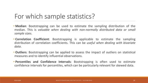 bootstrapping in statistics pptx technology and computing
