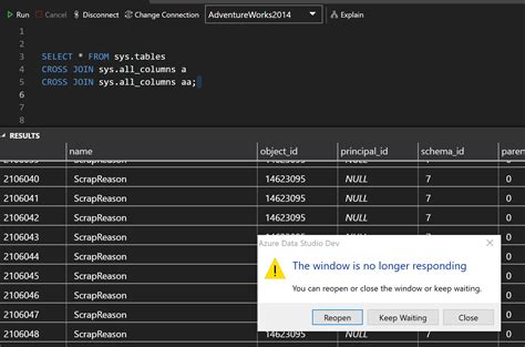 Select All On Large Resultset Freezes And Crashes Ads · Issue 3392