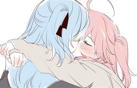 Hoshimachi Suisei And Sakura Miko Hololive Drawn By Sh Mcmt Danbooru