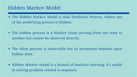 hidden markov model and it s application in python ppt