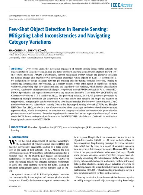 Pdf Few Shot Object Detection In Remote Sensing Mitigating Label