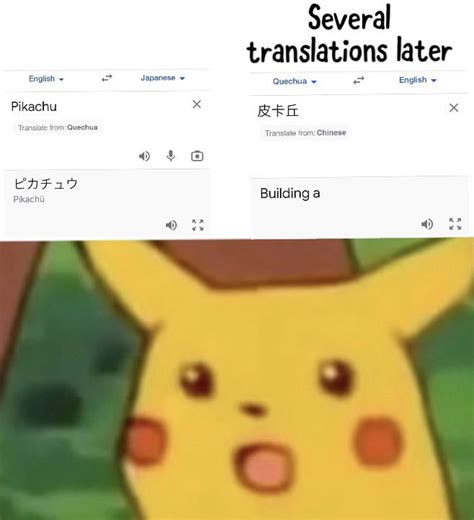 Pikachu Is Confused I Tapped On A Bunch Of Random Launguages And This