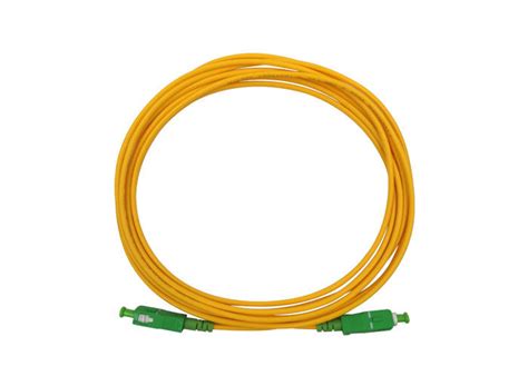 Single Mode SC APC SC APC Fiber Optical Patch Cord 10M Low Loss Return Loss 60dB