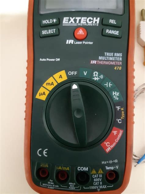 Extech 470 True Rms Multimeter And Ir Thermometer Furniture And Home Living Home Improvement