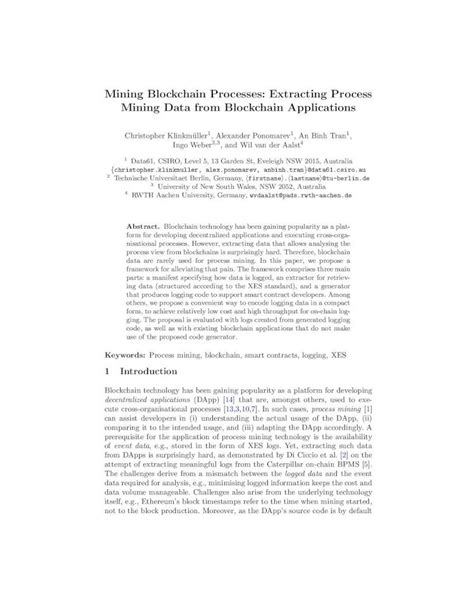 pdf mining blockchain processes extracting process mining mining