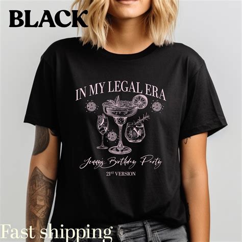21st Birthday Shirt In My Legal Era Shirt Funny 21st Birthday Shirts
