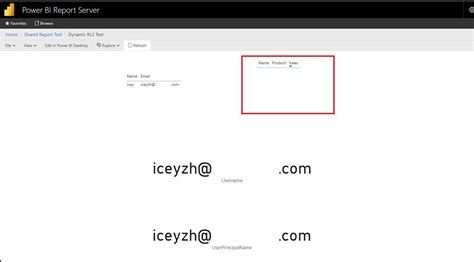 re dynamic rls works in power bi desktop but doe microsoft