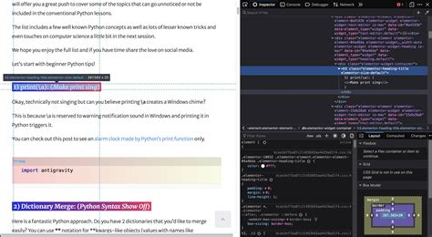 Python How To Filter Out Certain Parts Of Page When Web Scraping