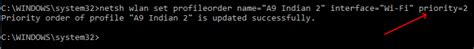 How To Change Priority Of WiFi Networks In Windows