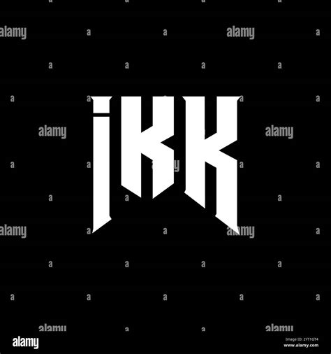 Ikk Letter Logo Design For Technology Company Ikk Logo Design Black And White Color Combination