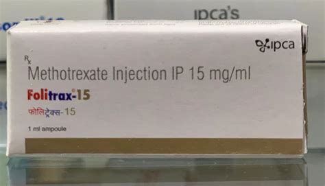Folitrax Methotrexate Injection Ipca At ₹ 100 Vial In Nagpur Id 24283465591