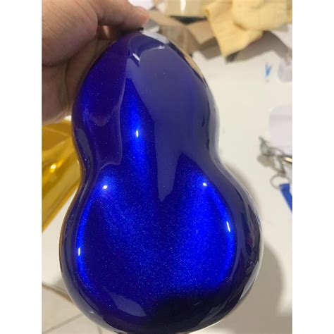 Tinta Automotiva Base Poliéster Efeito Candy Deep Blue Perola Azul