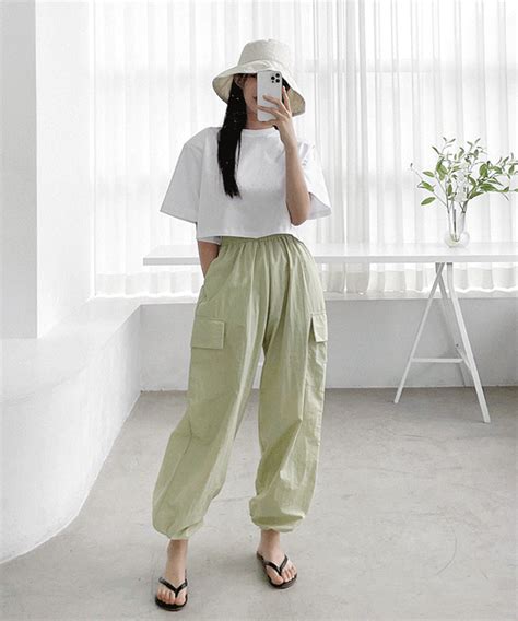부분당일발송🚚 핏대박2way4color 베스트 바스락 카고 조거 와이드 나일론팬츠