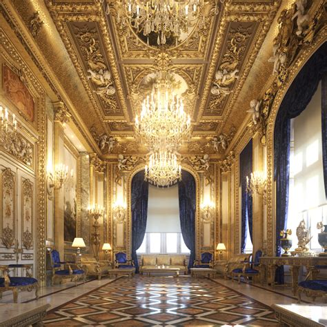 Classical Lounge 3d Turbosquid 1664526