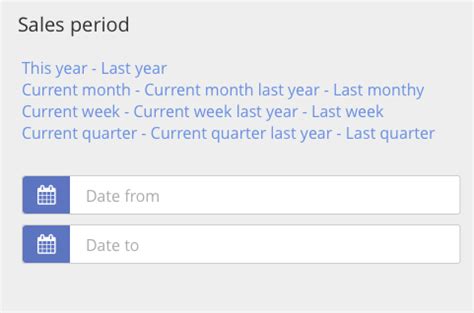 Usability How Can I Display This Bunch Of Date Filters In An Intuitive Way User Experience