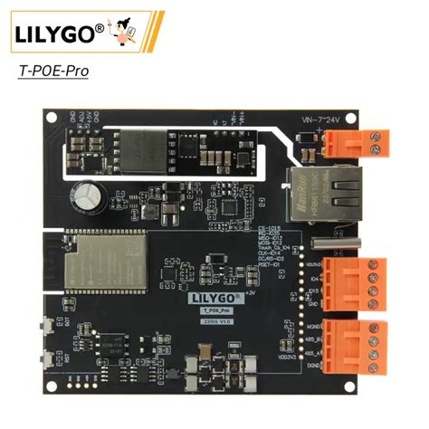 Lilygo T Poe Pro Esp32 Placa De Desarrollo Programable Esp32 Wrover E Lan8720 Ethernet Rs485