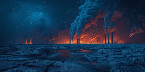 원시 제조 현장을 묘사하는 땅에서 피어오르는 연기로 둘러싸인 산업 공장 연기 구름 도시 산업 공장 배출 배경 일러스트 및 사진 무료 다운로드 Pngtree