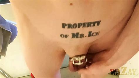 Peeing In Tiny Chastity Cage Gay Twink Twink Porn Feat Wazay Xhamster