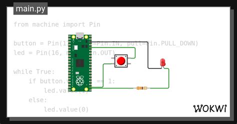Pushbutton Wokwi Esp32 Stm32 Arduino Simulator
