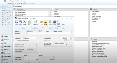 Batch Stuck In Posting Dynamics Gp Great Plains How To Use Batch Recovery