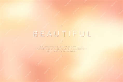 가벼운 복숭아 배경 디자인 무료 벡터