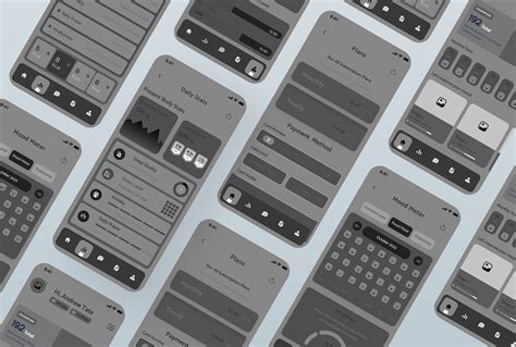 Mood Tracker Mobile App UI Design Behance Mood Tracker Mobile App UI Design Behance