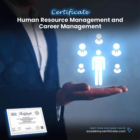 Human Resource Management And Career Management Certificate Academy