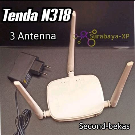 Jual Tenda N Bekas Router Modem Rt Rw Net Bekas Normal Siap Pakai Set Adaptor Antena
