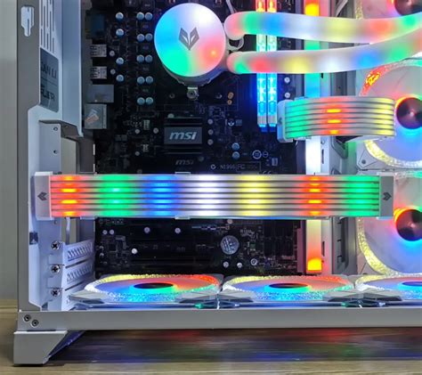 Pc Case Psu Extension Argb Cable Neon Color Line Argb Streamer
