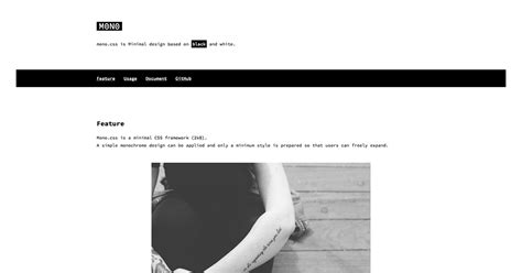 Mono Css Framework