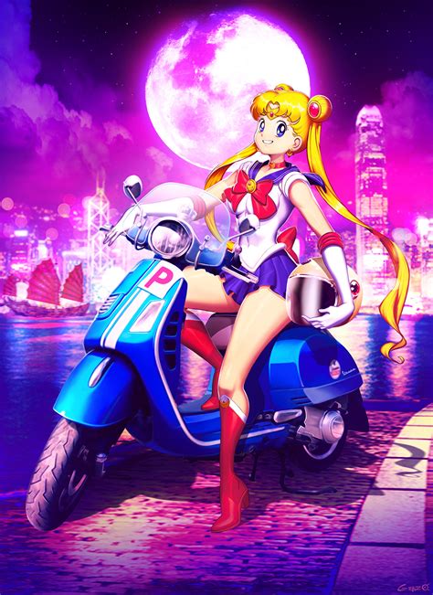 Sailor Moon Charlie Hazbin Hotel Bishoujo Senshi Sailor Moonhazbin Hotel Nifty Gif