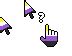 Nonbinary Flag Cursors