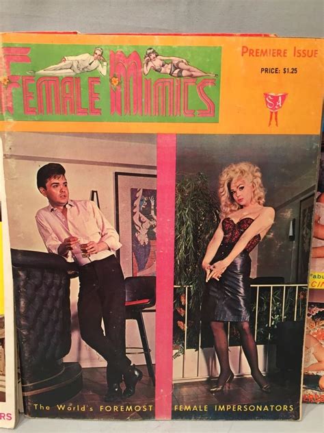 Rare 1963 Vol1 No1 Thru 7 Female Mimics Magazines Transgender