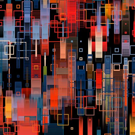 Polychrome Reverberations Led Art Jp