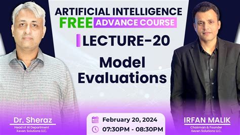 Lecture 20 Ai Advance Course Youtube