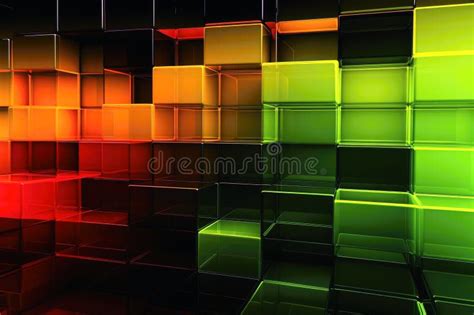 Surreal Three Dimensional Glass Background Texture Created With