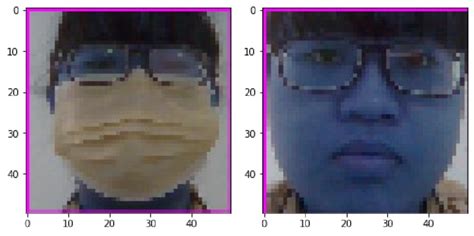 Face Dataset Sample Using Mask Left And Without Mask Right Download Scientific Diagram
