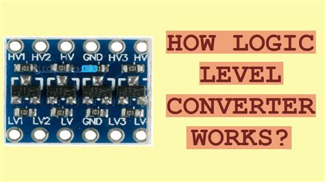How Bidirectional Logic Level Converter Works Logic Level Shifter