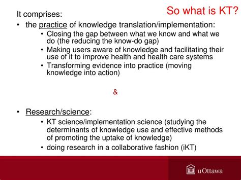 Ppt The Knowledge To Action K2a Cycle Providing A Framework For Implementation Powerpoint
